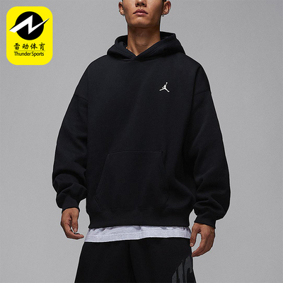 Nike/耐克正品JORDAN男士休闲连帽套头刺绣运动卫衣IB7236-010