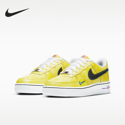 Nike耐克正品Air Force 1 LV 8大童低帮运动休闲板鞋DC7299-700