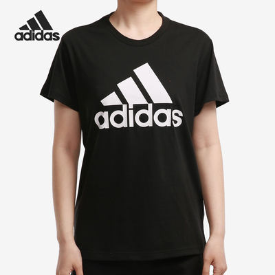 Adidas/阿迪达斯正品当季新款女子短袖运动休闲T恤 GL0722