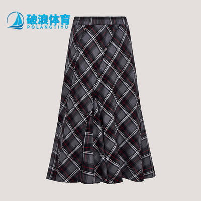 Adidas/阿迪达斯正品三叶草CHECKSKIRT新款经典女半身裙KT6381