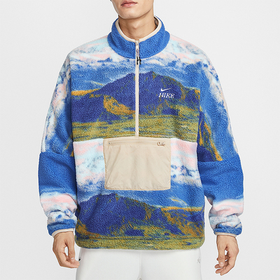 Nike/耐克正品2025冬季款男士耐穿立领刺绣时尚套头衫IQ6117-126