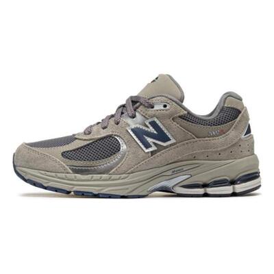 New Balance NB 2002R 百搭舒适 人造革 低帮 儿童跑步鞋 灰