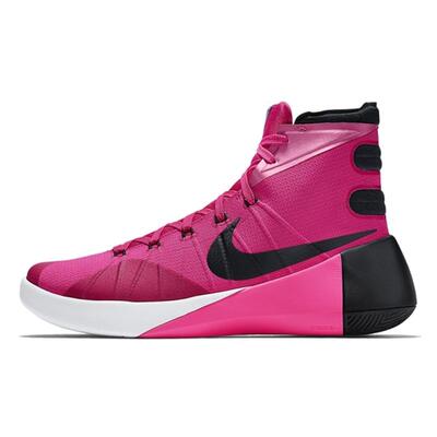 Nike Hyperdunk 2015 EP 乳腺癌 高帮实战篮球鞋 粉 国内版