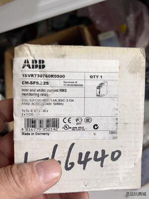 ABB 单相电流监视器 CM-SFS-22S  1SVR73议价商品