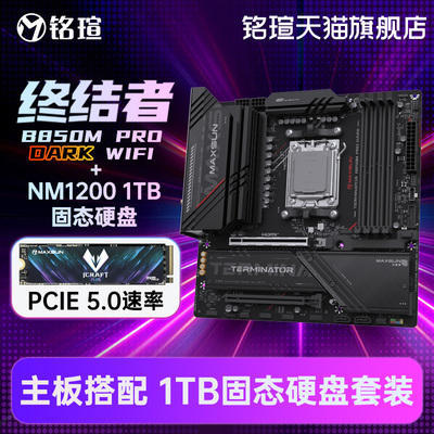 B860M/B850M主板搭配1TB固态硬盘
