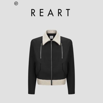 REART 24AW / Conflict羊毛拼接拉链夹克 / AquedSvelte