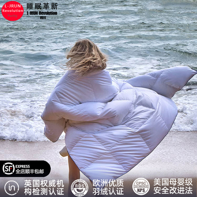 德国进口机洗98白鹅绒被四季通用