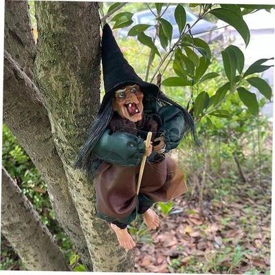 Halloween Talking Witch Decorations Hangings Witch Halloween