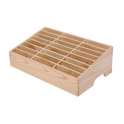 24 Cells Multifunctional Wooden Storage Box Repair Tool