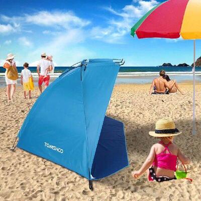 2 Person Outdoor Beach Tent Sunshine Shelter Sunshade Tent