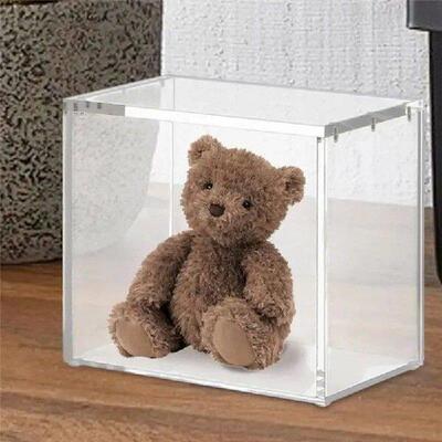 AB08-Clear Acrylic Display Case Collectibles Display Stands