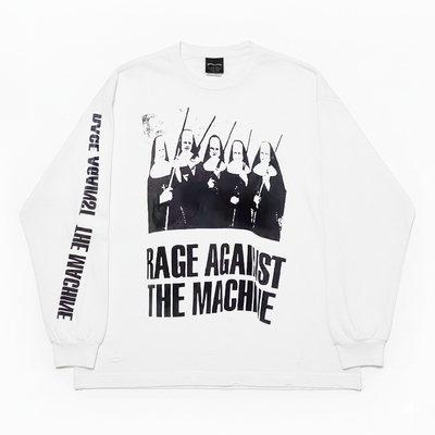 Rage Against the Machine暴力反抗机器乐队创意印花百搭圆领卫衣