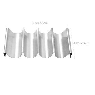 Tray Crepe Stand Metal Taco Holder Desktop Burritos