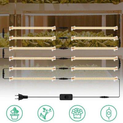 Sunlight Full Spectrum LED Plants Grow Light tube Phytolamp