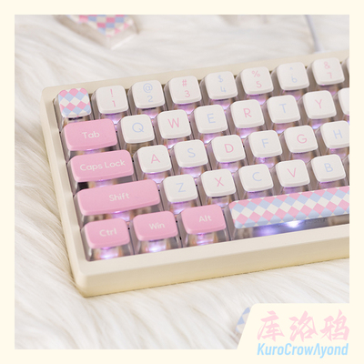 KCA库洛鸦游乐园透光布丁键帽