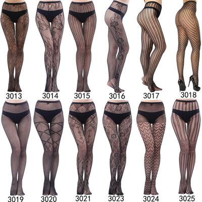 Womens Sexy Fishnet Tights Jacquard Weave Seamless Pantyhose