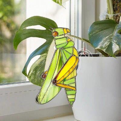 Flower Decorative Garden Stakes Acrylic Potted Plant