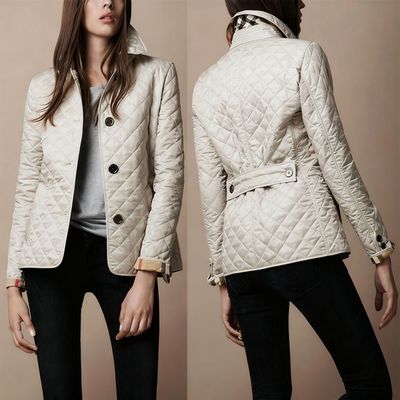 2024 Lapel single breasted slimming warm cotton jacket 棉服