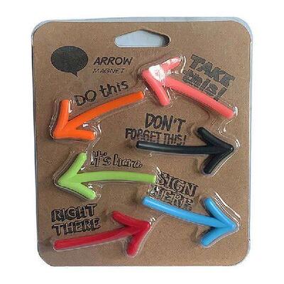6 Pack Creative Cute Funny Arrow Shape Fridge Magnet