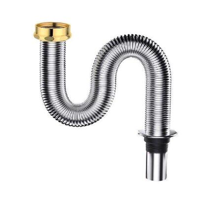 304 Stainless Steel Drain Hose Sink Siphon 304 Stainless