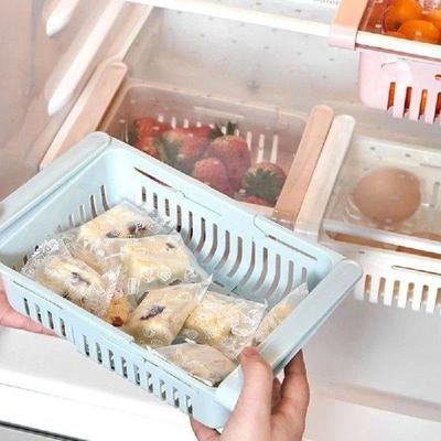 Multifunction Kitchen Refrigerator Storage Basket Rack