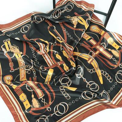 Silk Hair Scarf Scarftop Women Summer Satin Headscarf