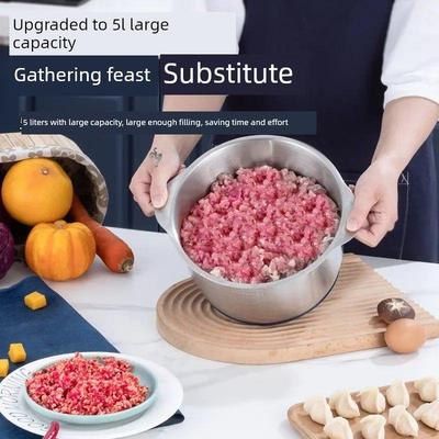 Stainless Steel Food Meat Grinder Mincer Mixer Chopper