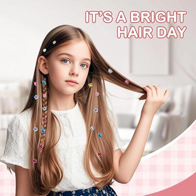 Hair Gem Stamper Kit Blingling Hair Jewels for Girls Toys Ha