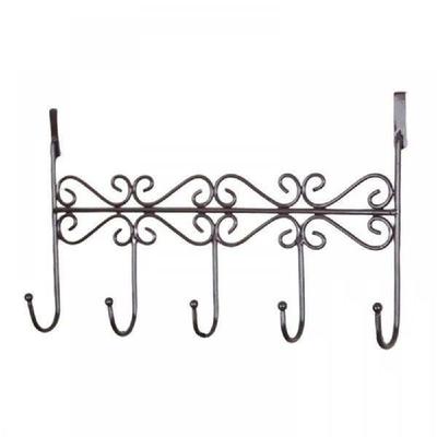 Wrought Iron Door Hook Punch Free Towel Hat Coat Clothes