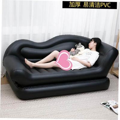 Inflatable sofa bed outdoor folding air cushion bed sofa