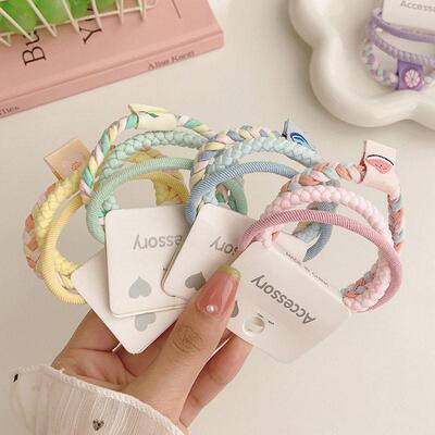 Three-piece headband set with hair band发带