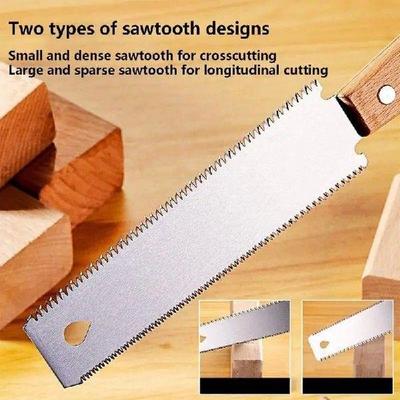 Japanese Hand Saw 5.9 Inch Double Edge Sided Pull Saw