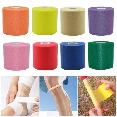 PU foam bandage Elbow & Knee Pads Film Foam Underwrap