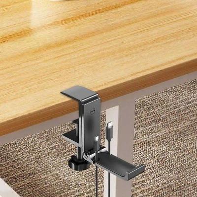 Desk Headphone Hanger Clamp Aluminium Alloy Rotating