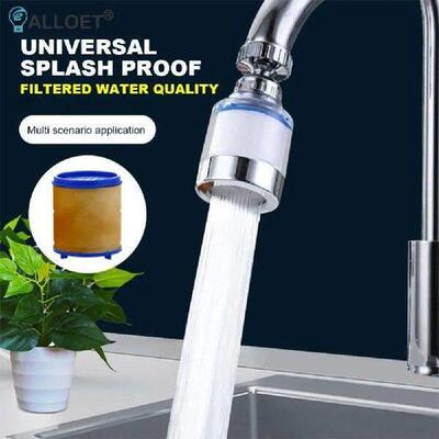 360 Degree Rotating Faucet Filters Bubbler Mount Water