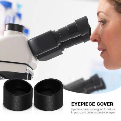 2 Pcs Microscope Sheath Eyepiece Guards Eyecups for Glasses