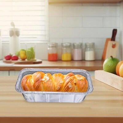 30 Pcs Disposable Aluminium Foil Aluminum Foil Takeaway Box
