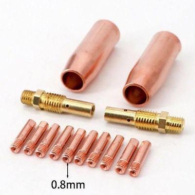 Copper MIG Welding Welding Torch Consumable Contact Prompt