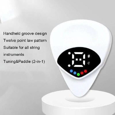 2-in-1 Guitar Picks Tuner Acoustic Guitar Tuner Electric