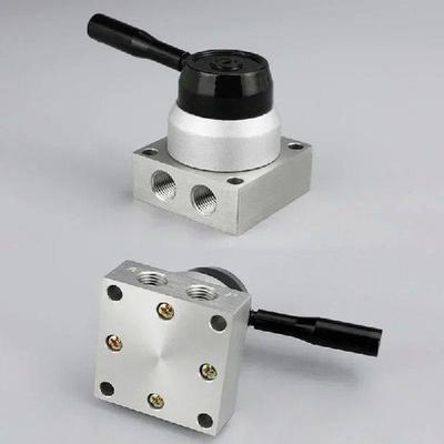 Pneumatic Three-Way Four-Way Hand-Operated Rotary Valve