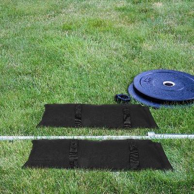 2Pcs Sandbag Refillable Canvas Tent Weights Outdoor Patio