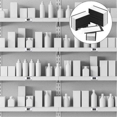 Magnetic Label Holders 4 X 2In C Channel Label Holders with