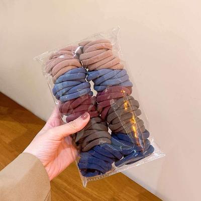 4.5CM medium towel ring hair ring does not hurt hair rope ru