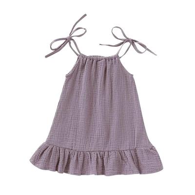 Summer Toddler Baby Girl Sleeveless Ruffles Dress Sarafan Ki