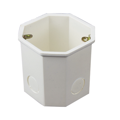 pvc八角盒5/6/7公分预埋灯头盒