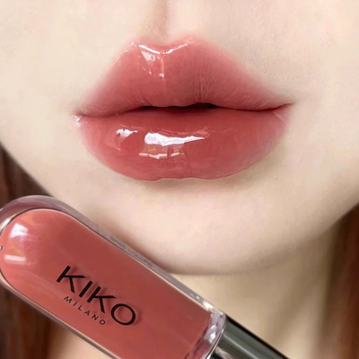 kiko双头唇釉口红奶茶色杏仁103透明哑光雾面豆沙色126唇彩139