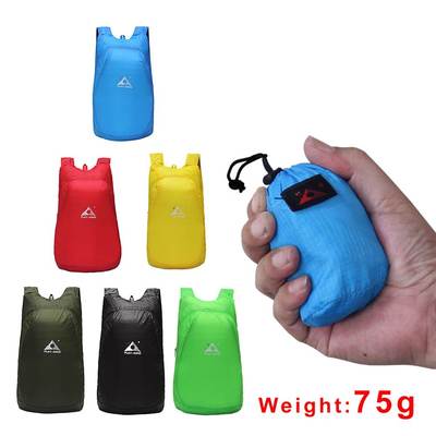 20L Lightweight Packable Backpack Foldable Outdoor Camping