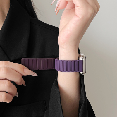 学长家乌梅子酱装甲硅胶磁吸表带