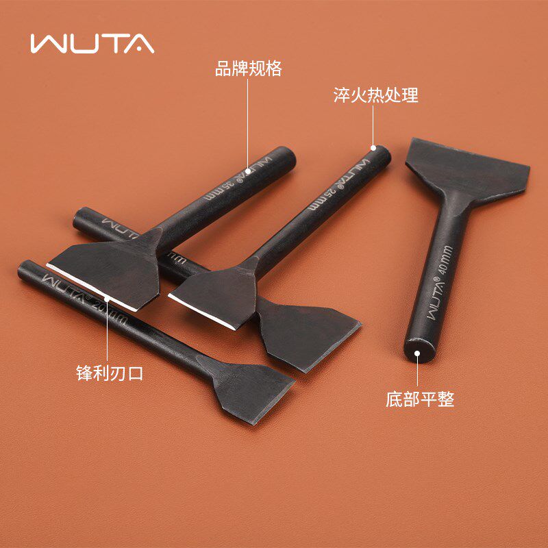 WUTA/无它一字型黑冲一字斩一字冲扁冲钱包卡位斩DIY手工皮革工具