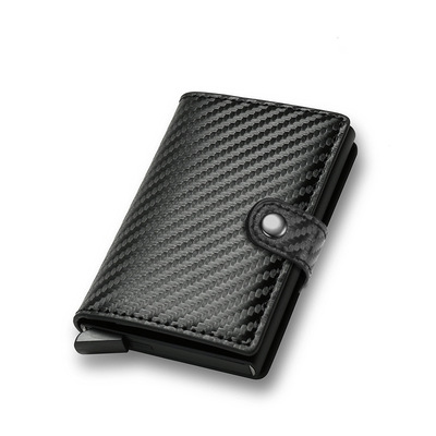Rfid Anti-theft Card Holder Carbon Fiber Aluminum Alloy Cred